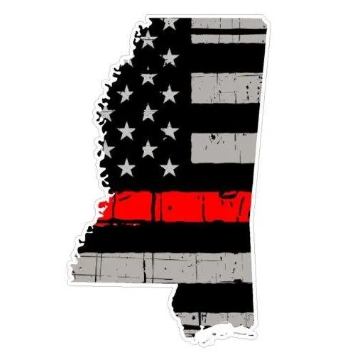 thin-red-line-decal-state-of-mississippi-grey-tattered-flag-various ...