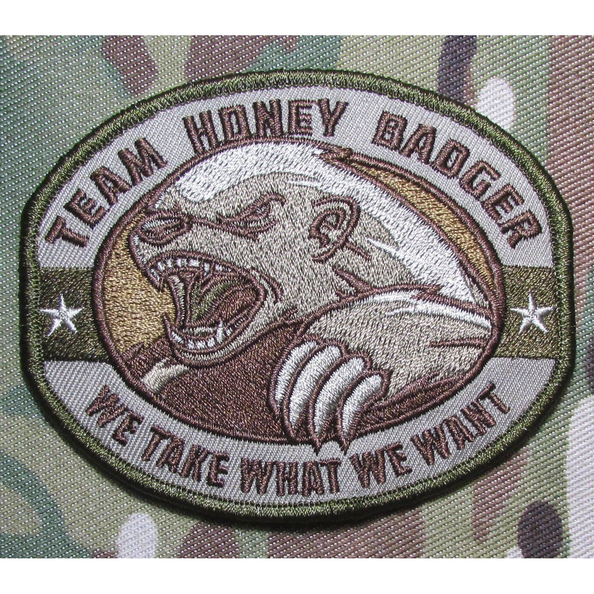 BuckUp Tactical Morale Patch Hook Honey Badger Patches 3.25" - BuckUp ...