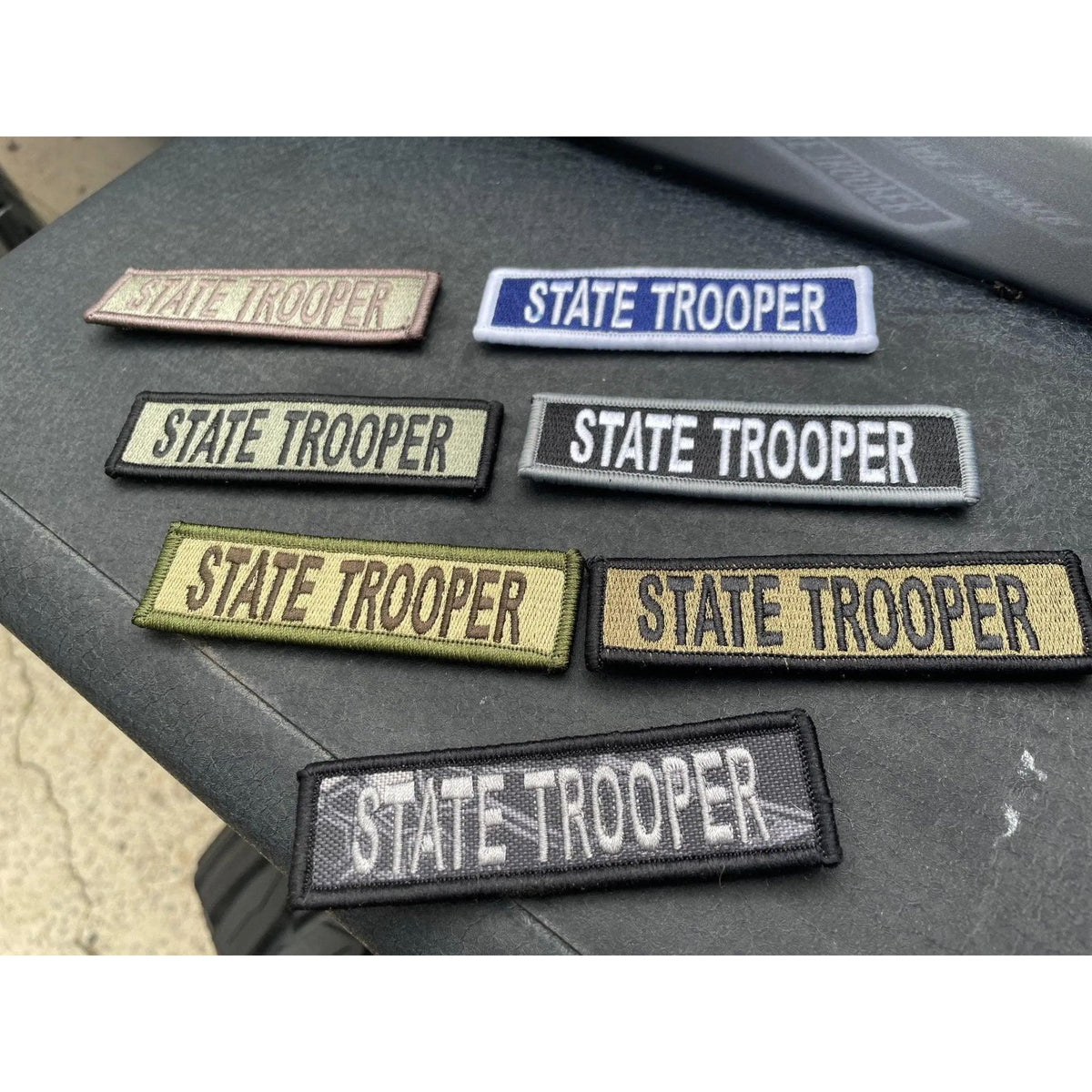 BuckUp Tactical Morale Patch Hook State Trooper Patches 3.75x1 | BuckUp ...