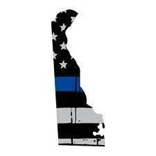 thin-blue-line-decal-state-of-delaware-grey-tattered-flag-decal-various ...