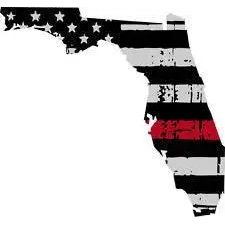 thin-red-line-decal-state-of-florida-tattered-flag-various-sizes-591043 ...