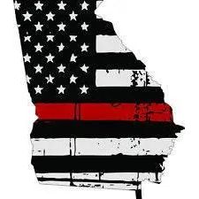 thin-red-line-decal-state-of-georgia-tattered-flag-various-sizes-453393 ...